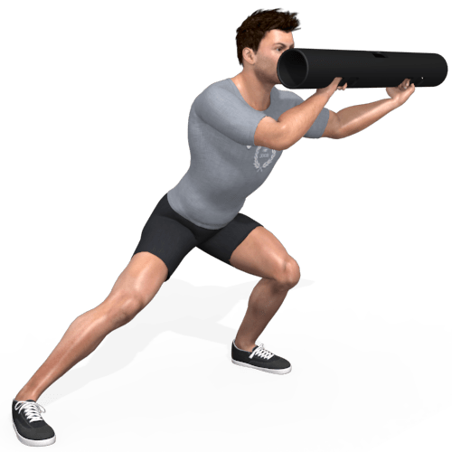 Vipr Lateral Lunge And Shift Video Exercise Guide
