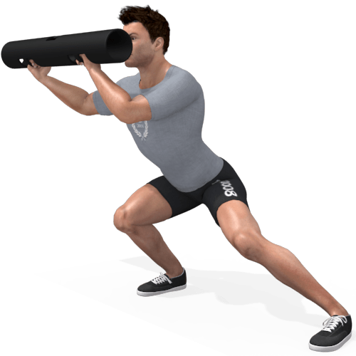 Vipr Lateral Lunge And Shift (alternating) Video Exercise Guide