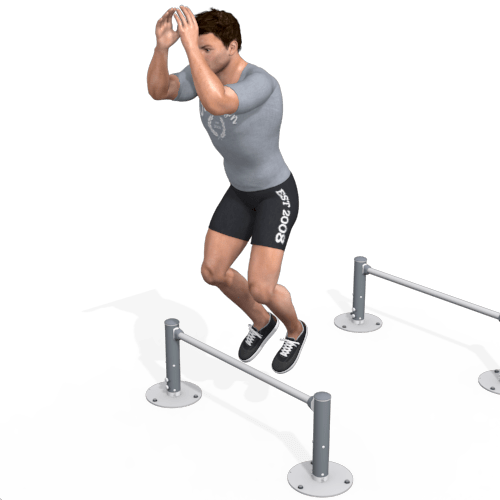 Hurdle Front Jump Ongoing Video Exercise Guide