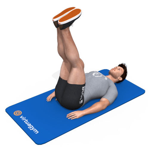 Lying Leg Raise Legs Extended Video Exercise Guide