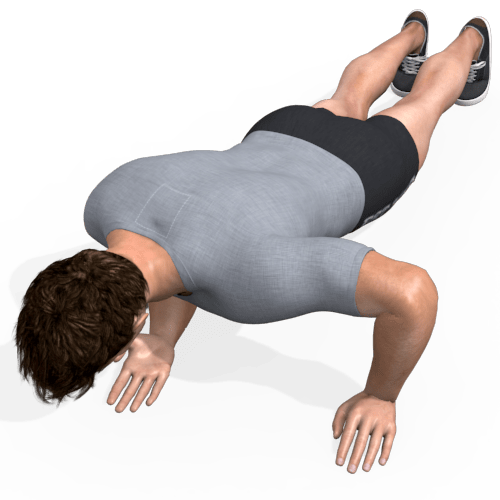 Lateral Push-up Toes (alternating) Video Exercise Guide