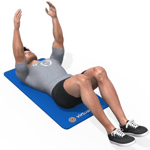 Bend Legs Hold Lying Video Exercise Guide
