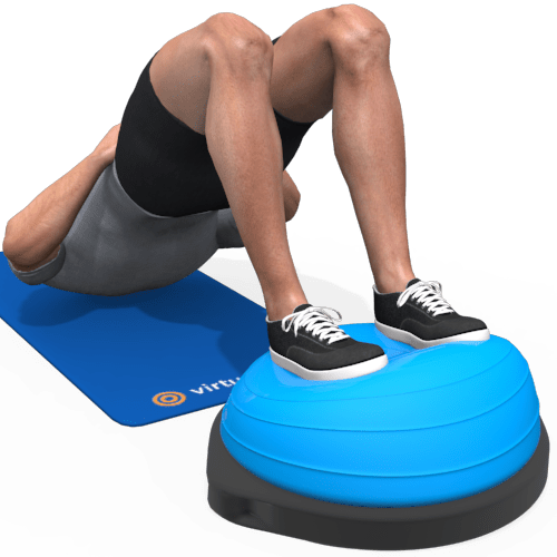 Bosu Hip Bridge Video Exercise Guide