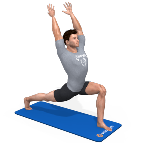 High Lunge Crescent Variation Video Exercise Guide