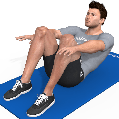 Sit-up Arms Extended Video Exercise Guide