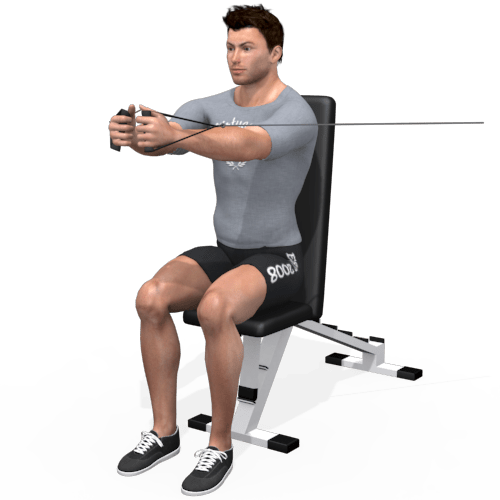 Pulley Fly Seated Video Exercise Guide