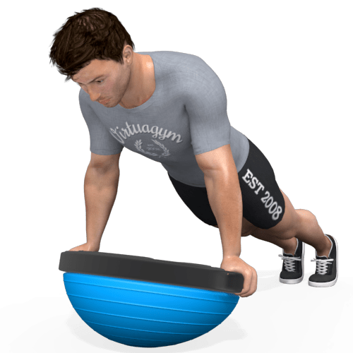 Bosu Push-up Video Exercise Guide