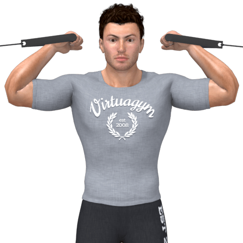 Pulley Overhead Curl Video Exercise Guide