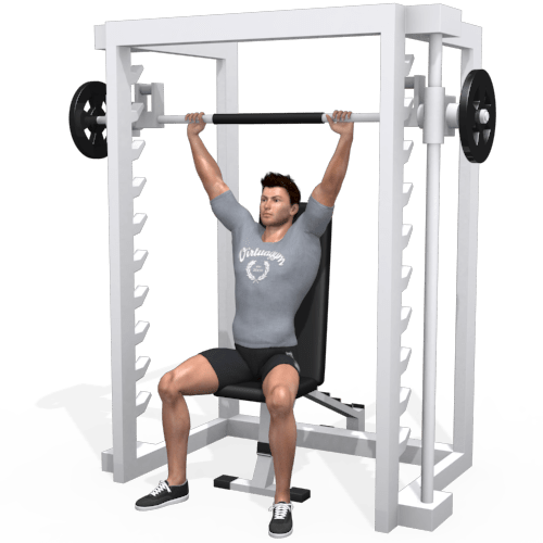 Shoulder Press Smith Machine Video Exercise Guide