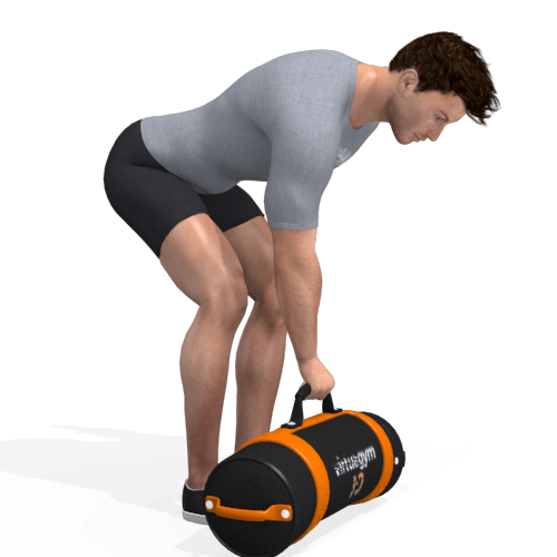 Sandbag One Hand Deadlift Video Exercise Guide