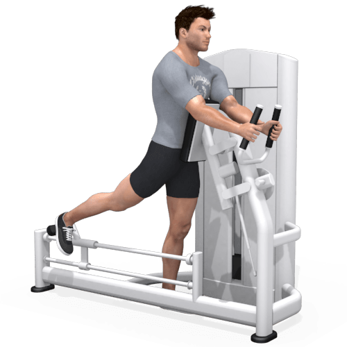 Standing Gluteus Press Machine Video Exercise Guide