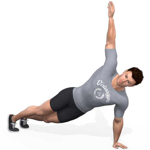 Hand Walk Reverse Push-up Chest Rotation Video Exercise Guide