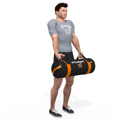 Sandbag Hang Clean Video Exercise Guide