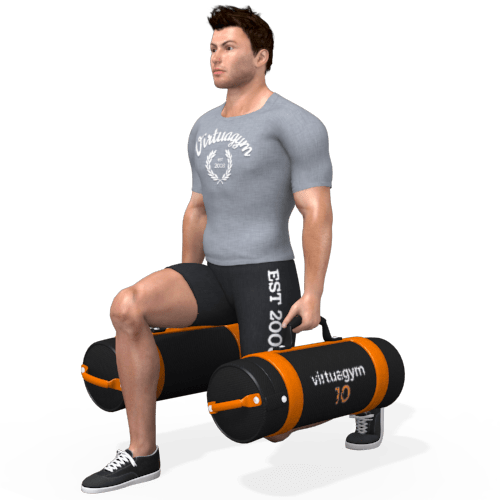 Sandbag Split Squat Video Exercise Guide