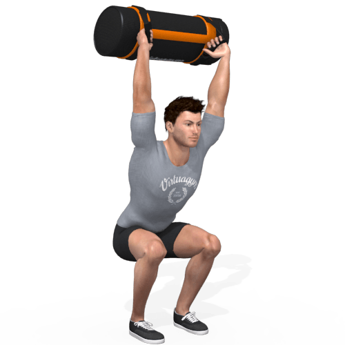Sandbag Power Snatch Video Exercise Guide