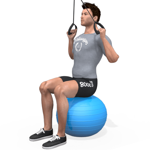Exercise Ball Vertical Traction Video Exercise Guide