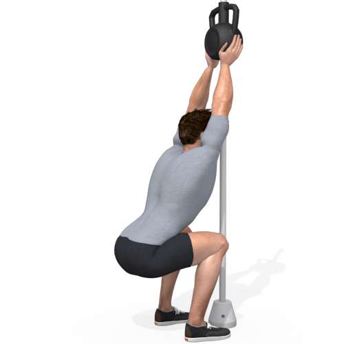 Magnetic Bell Overhead Squat Video Exercise Guide
