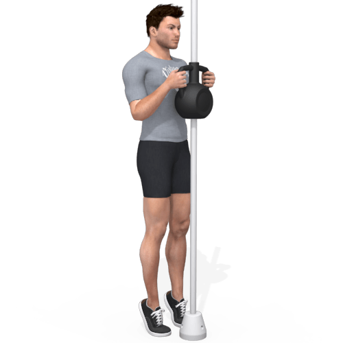 Magnetic Bell Calf Raise Goblet Video Exercise Guide