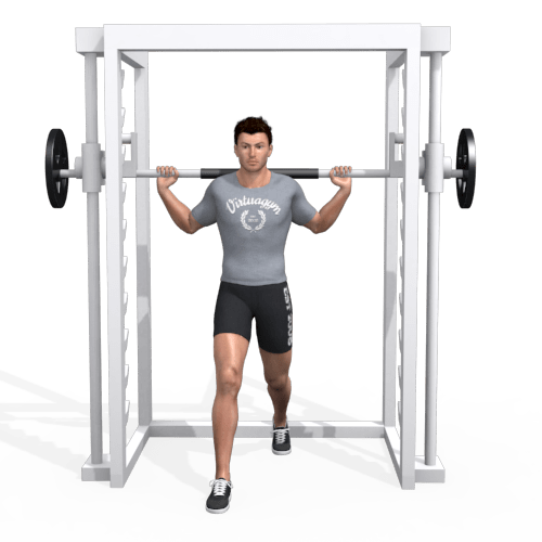 Split Squat Smith Machine Video Exercise Guide