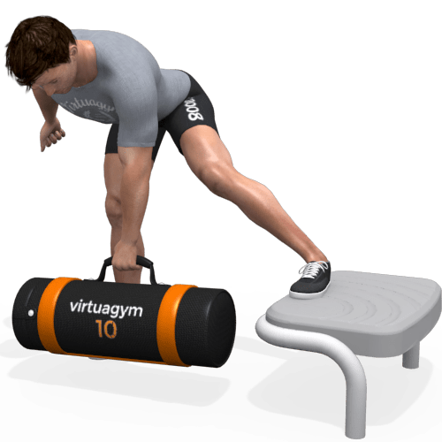 Sandbag Asymmetric Deadlift Video Exercise Guide