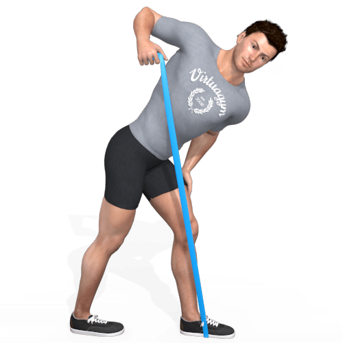 Elastics Lawnmower Video Exercise Guide