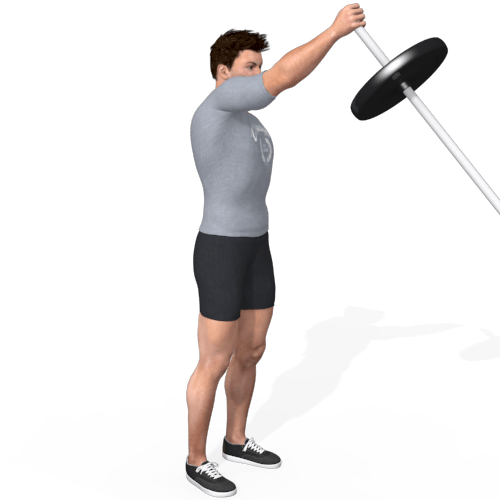 Landmine Push Press Video Exercise Guide