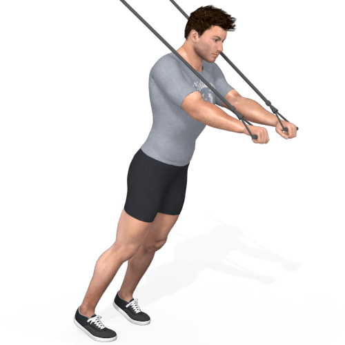 Suspension Trainer Chest Press Arm Extended Iso Video Exercise Guide