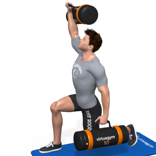 Sandbag Turkish Get Up Video Exercise Guide