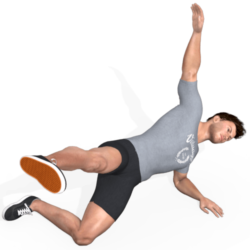 Side Plank Elbow Knee Star Kick Video Exercise Guide