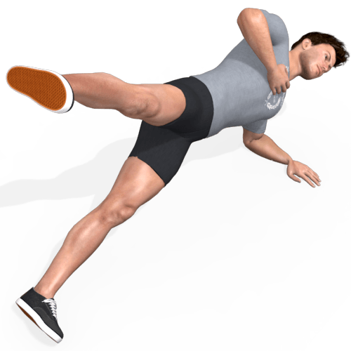 Side Plank Elbow Feet Kick Video Exercise Guide