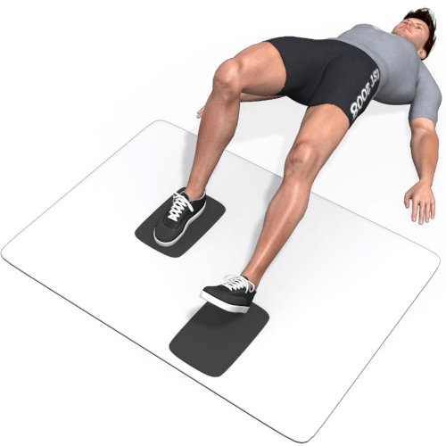 Flowin Hip Bridge Foot Slide Forward Video Exercise Guide
