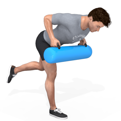 Aquabag Bent-over Row One Leg Video Exercise Guide
