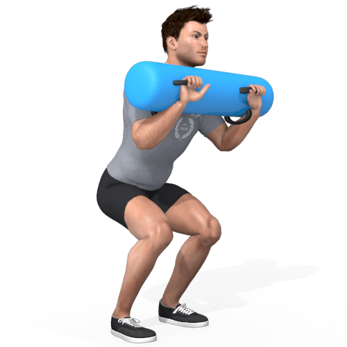 Aquabag Hang Power Clean Video Exercise Guide