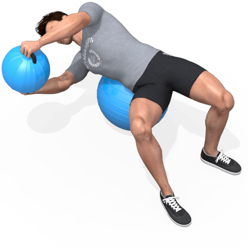 Exercise Ball Hip Rotation Video Exercise Guide