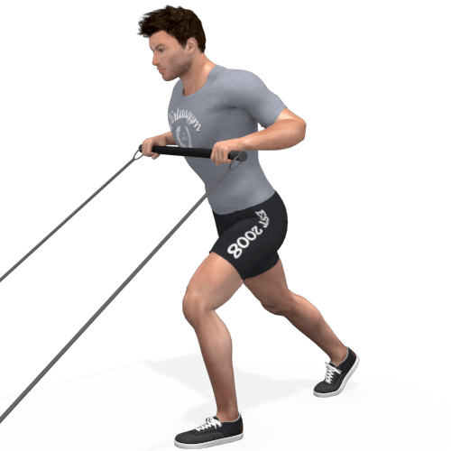 Pulley Bent-over Row Split Stance Video Exercise Guide