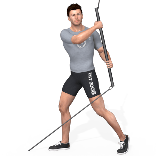 Pulley Split Squat Rotation Open Stance Video Exercise Guide