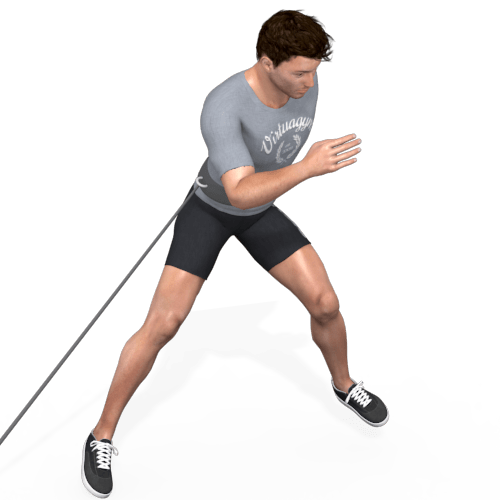 Pulley Lateral Jumps Video Exercise Guide