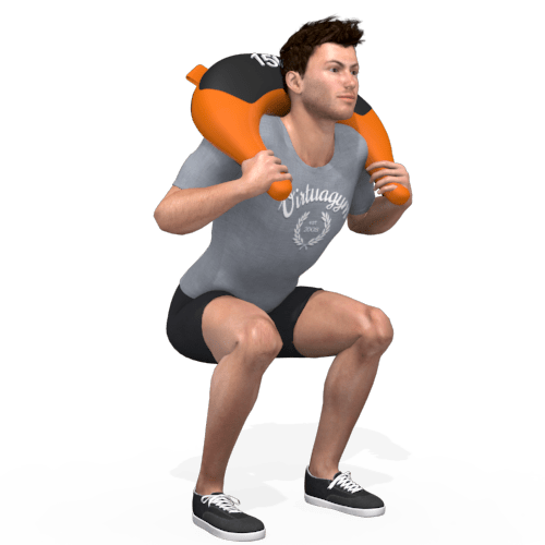Bulgarian Bag Squat Video Exercise Guide