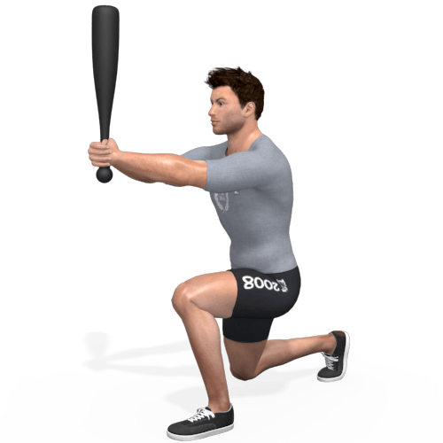 Clubbel Two Handed Lunge Press Video Exercise Guide