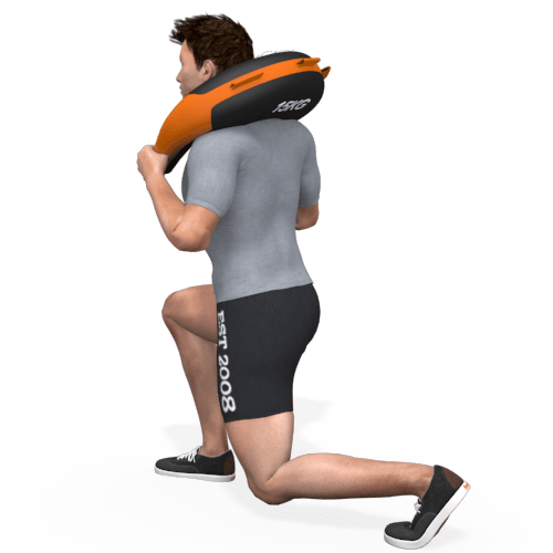 Bulgarian Bag Reverse Lunge Video Exercise Guide