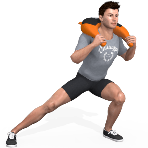 Bulgarian Bag Lateral Lunge Video Exercise Guide
