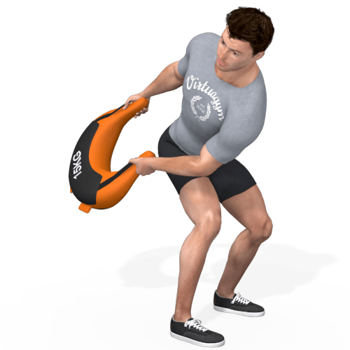 Bulgarian Bag Swing Sideways Video Exercise Guide