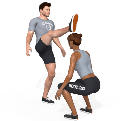 Squat And Lift Over Video Exercise Guide