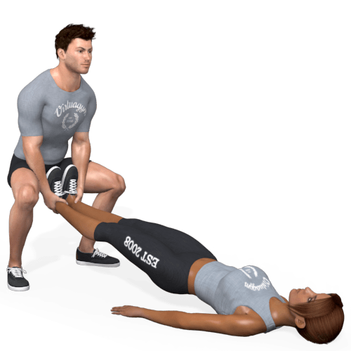 Back Plank And Squat Video Exercise Guide