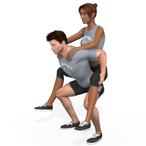 Partner Squat Video Exercise Guide