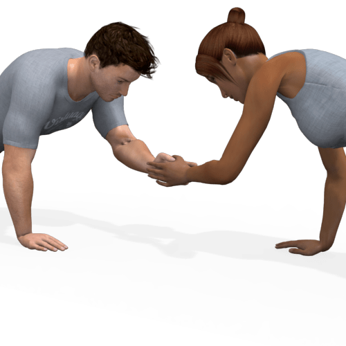 Plank Cross Touch Video Exercise Guide