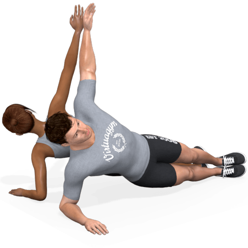 Side Plank Rotation Touch Video Exercise Guide