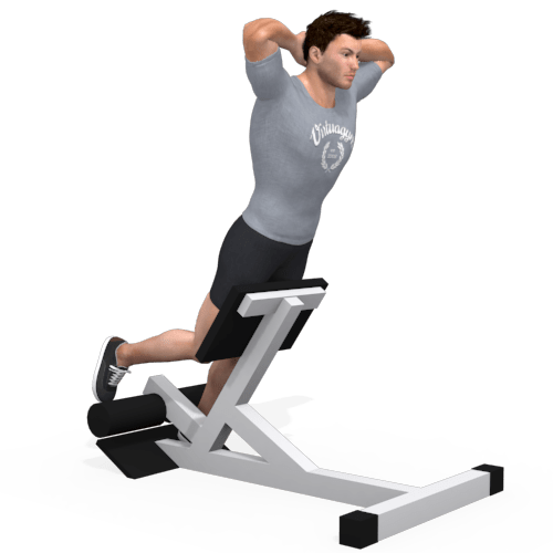 Single Leg Prisoner Hyperextension Low Video Exercise Guide