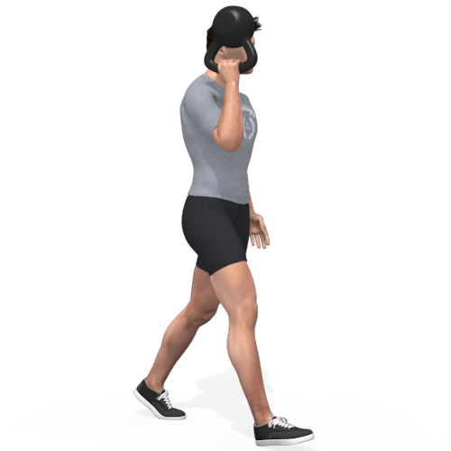 Kettlebell Bottom Up Walk Video Exercise Guide