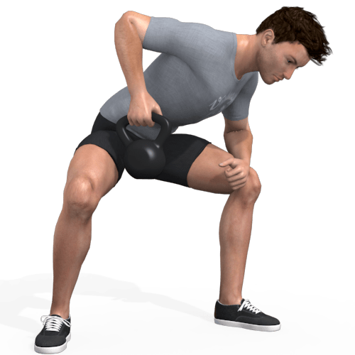 Kettlebell Bent-over Row Sumo Stance Video Exercise Guide